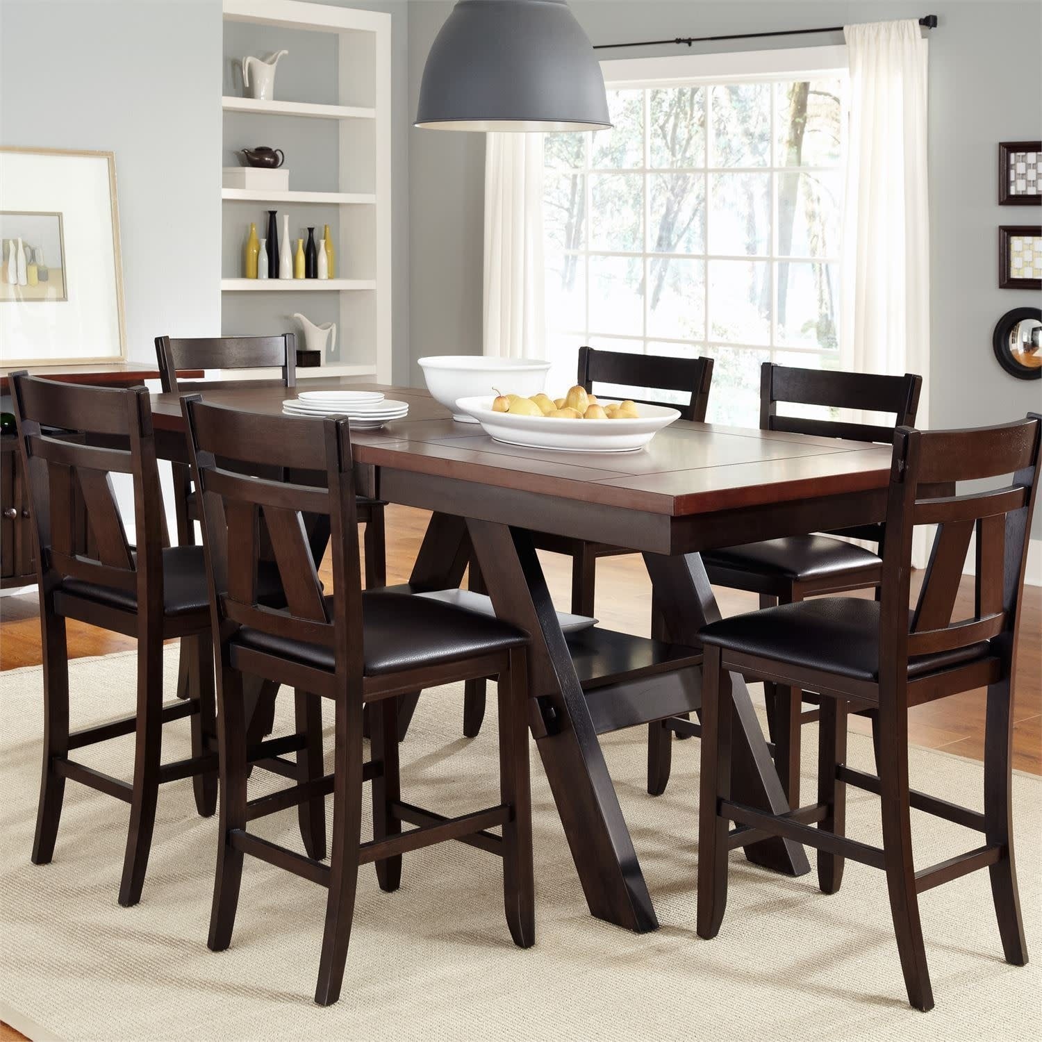 Lawson 7 Piece Gathering Table Set – Sigman-Mills Furniture