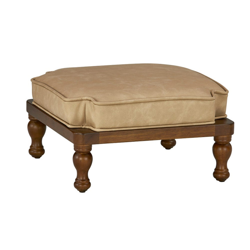 Nick Stackable Ottoman (Mushroom PU) – Sigman-Mills Furniture