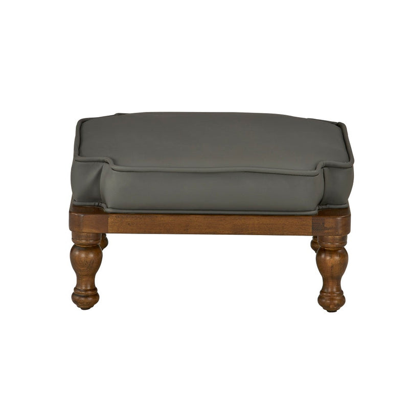 Nick Stackable Ottoman (Otter PU) – Sigman-Mills Furniture