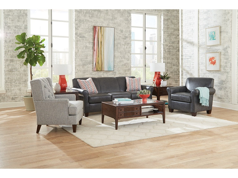 4635LS Angie Leather Sofa – Sigman-Mills Furniture