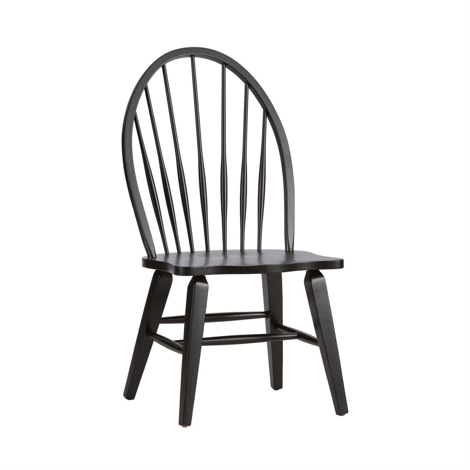 Windsor Back Side Chair - Black – Sigman-Mills Furniture